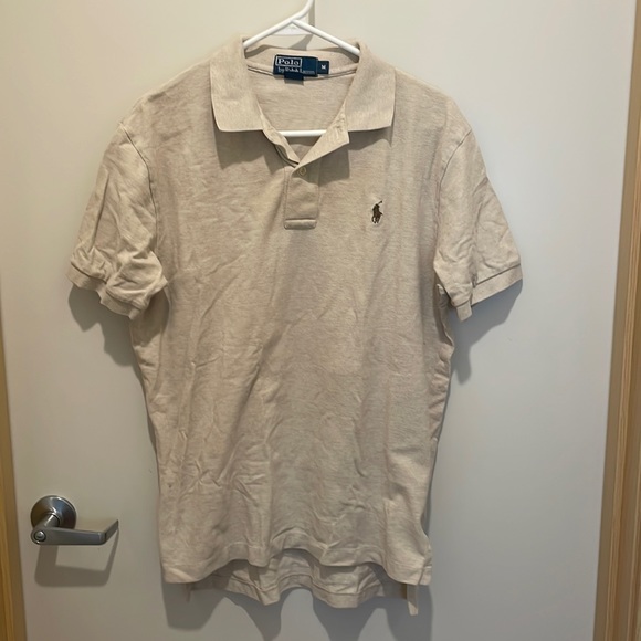 Polo Ralph Lauren | Shirts | Polo Ralph Lauren Cream Colored Polo Shirt ...